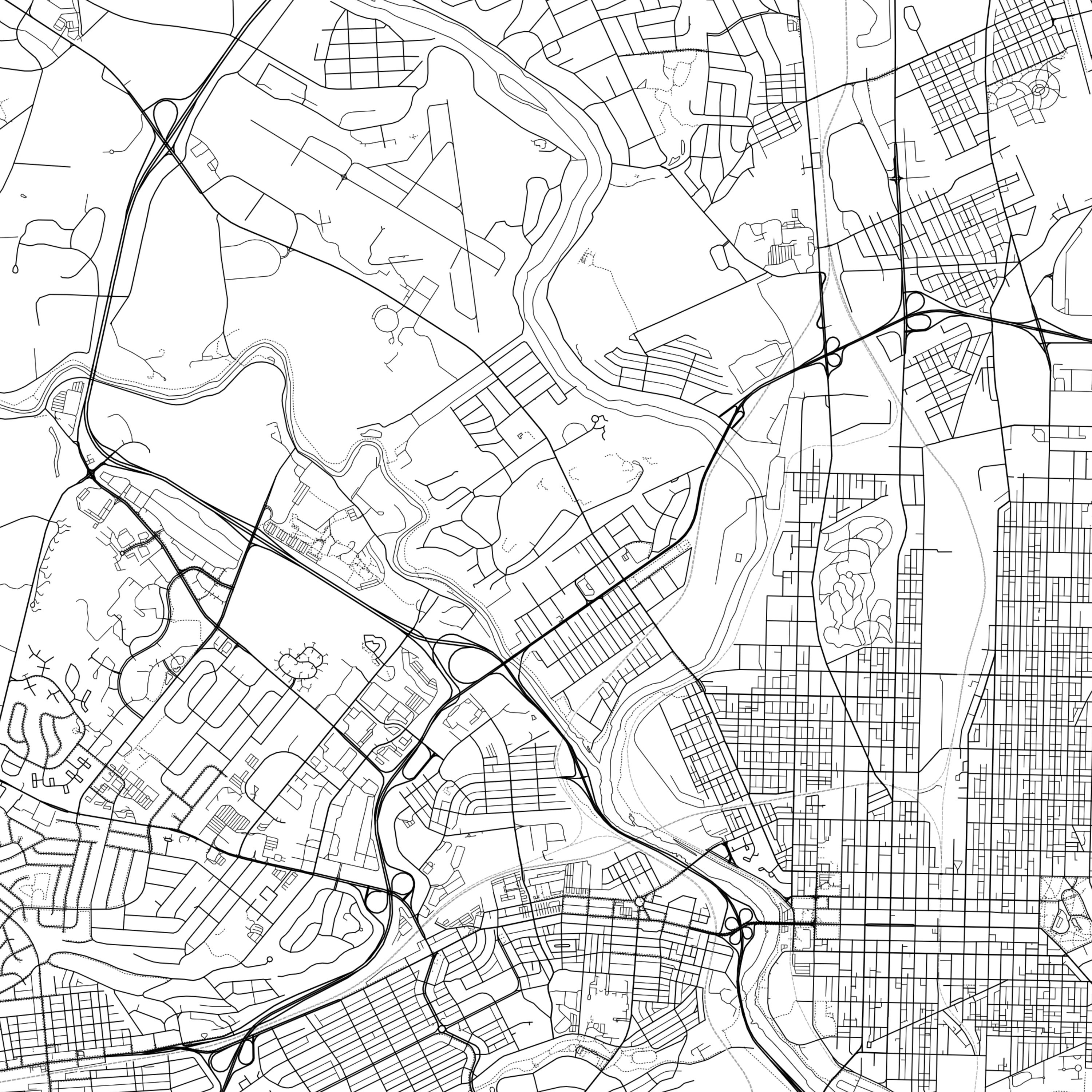 Reading Map Print Reading Map Poster Wall Art Pa City Map - Etsy