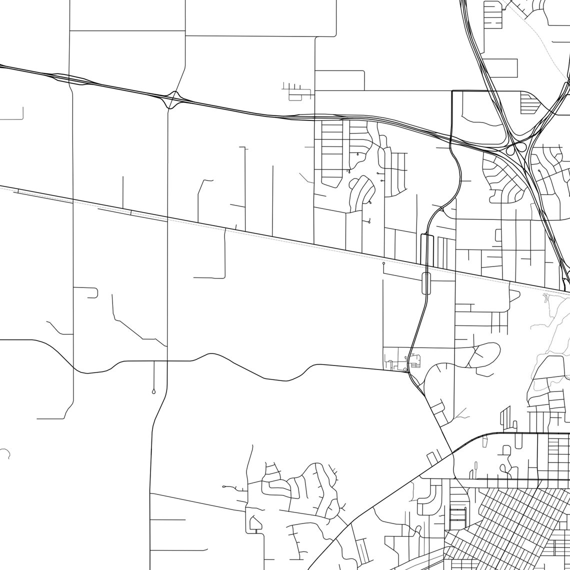 Wichita Falls Map Print Wichita Falls Map Poster Wall Art Tx - Etsy