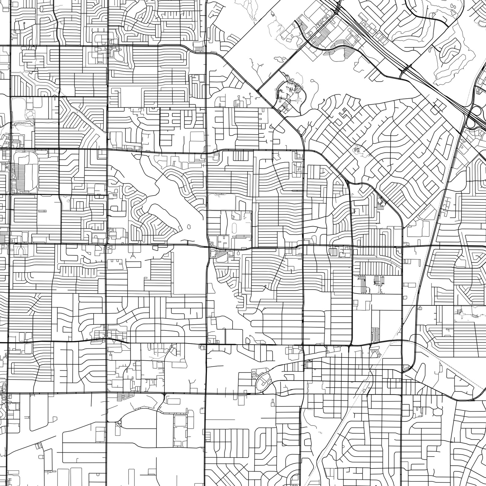 Garland Map Print Garland Map Poster Wall Art Tx City Map - Etsy