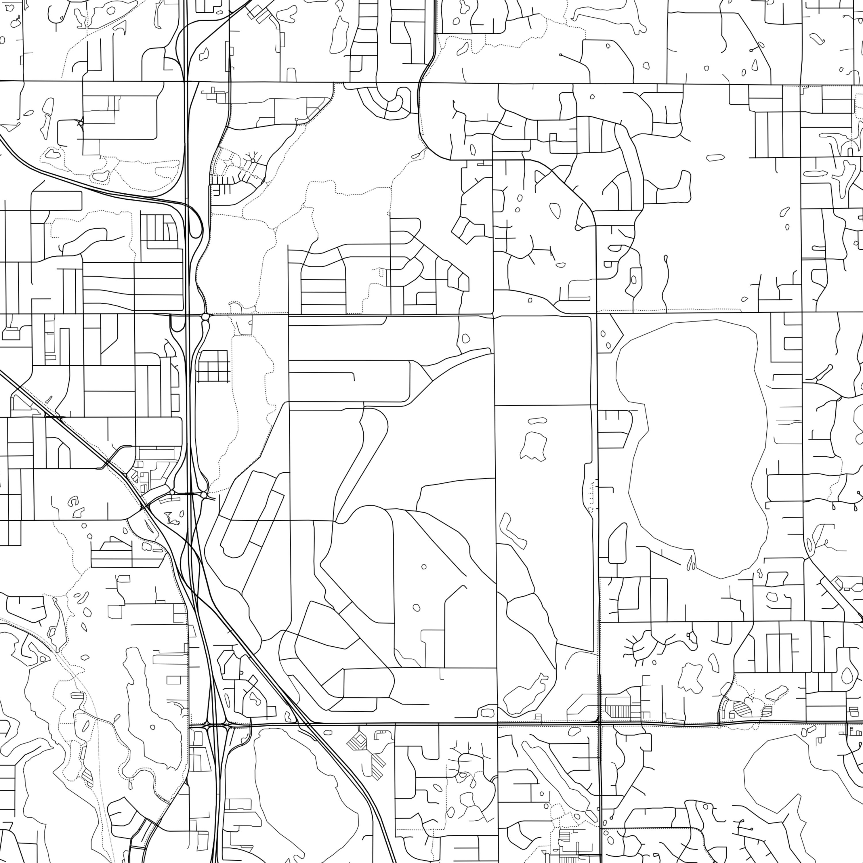 Shoreview Map Print Shoreview Map Poster Wall Art Mn City | Etsy