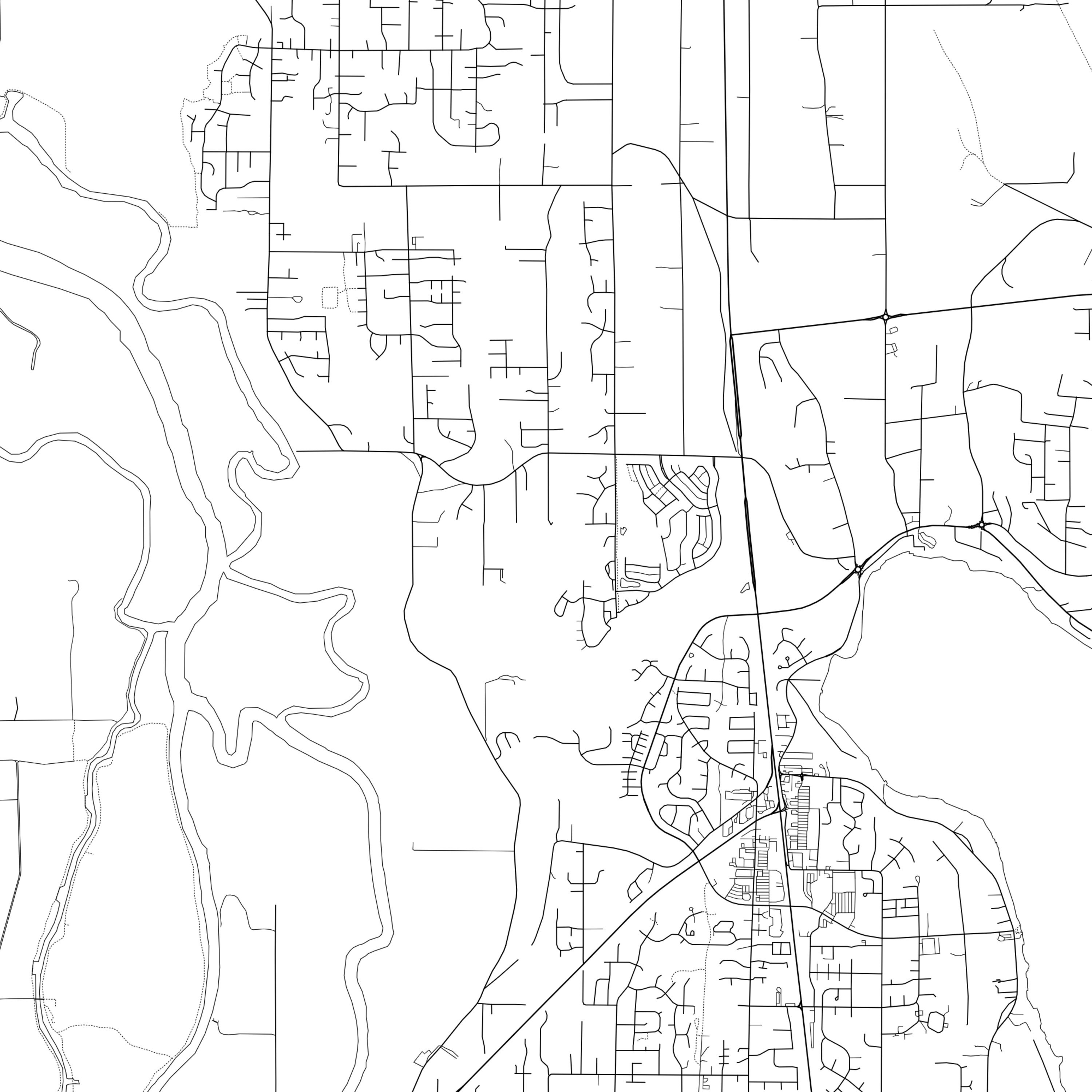 Lake Stevens Map Print Lake Stevens Map Poster Wall Art Wa | Etsy