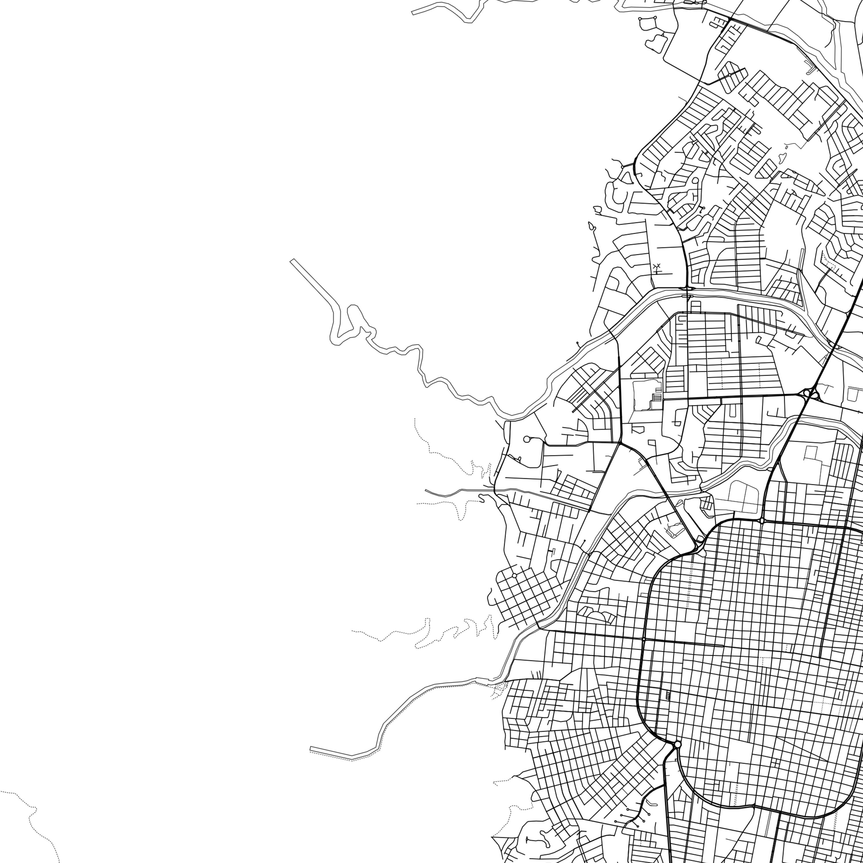 San Pedro Sula Map Print, San Pedro Sula Map Poster Wall Art, San Pedro ...