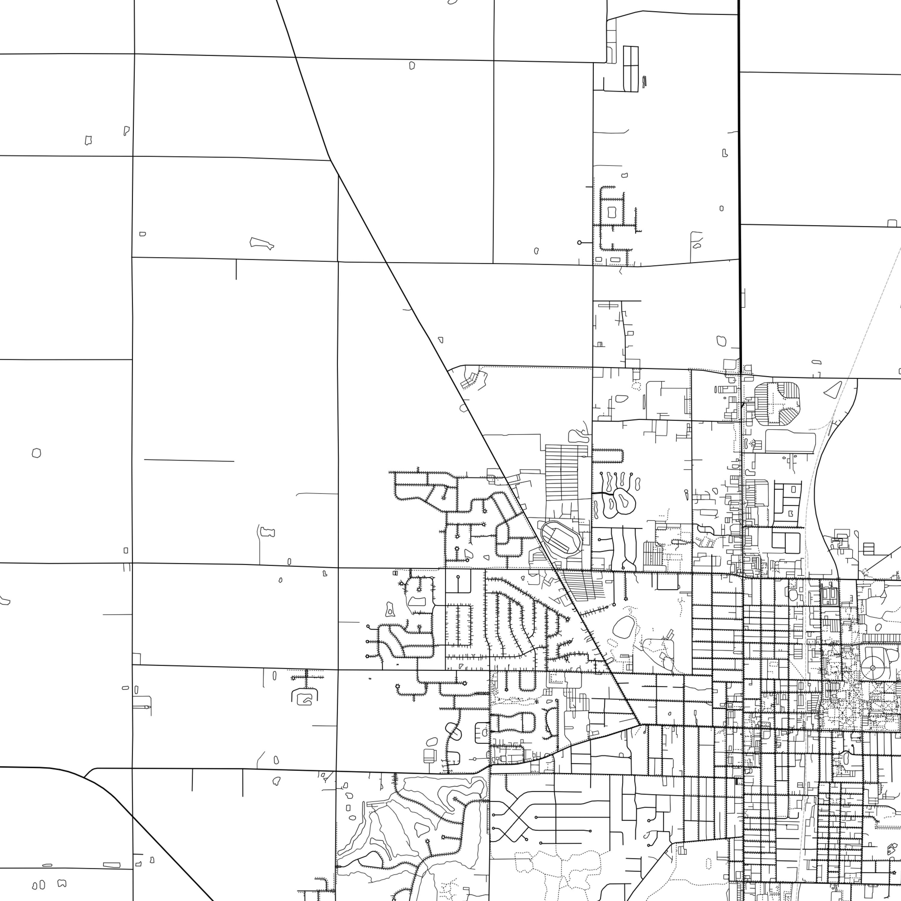 Bowling Green Map Print, Bowling Green Map Poster Wall Art, Oh City Map ...