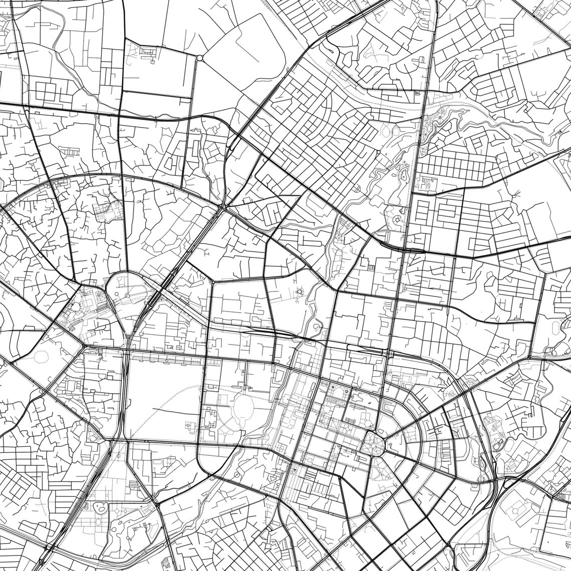 Tashkent Map Print Tashkent Map Poster Wall Art Tashkent | Etsy