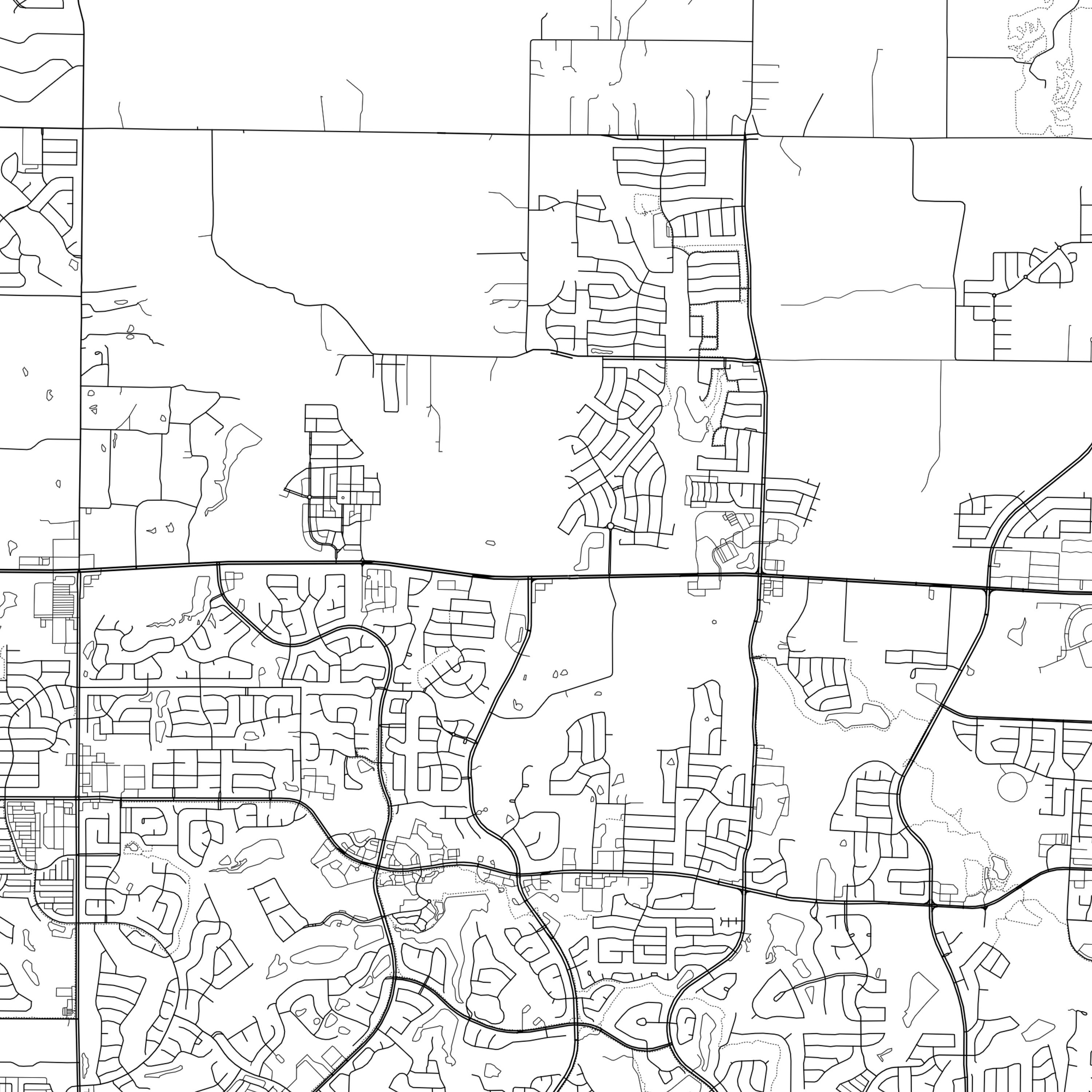 Mckinney Map Print, Mckinney Map Poster Wall Art, Tx City Map, Texas ...