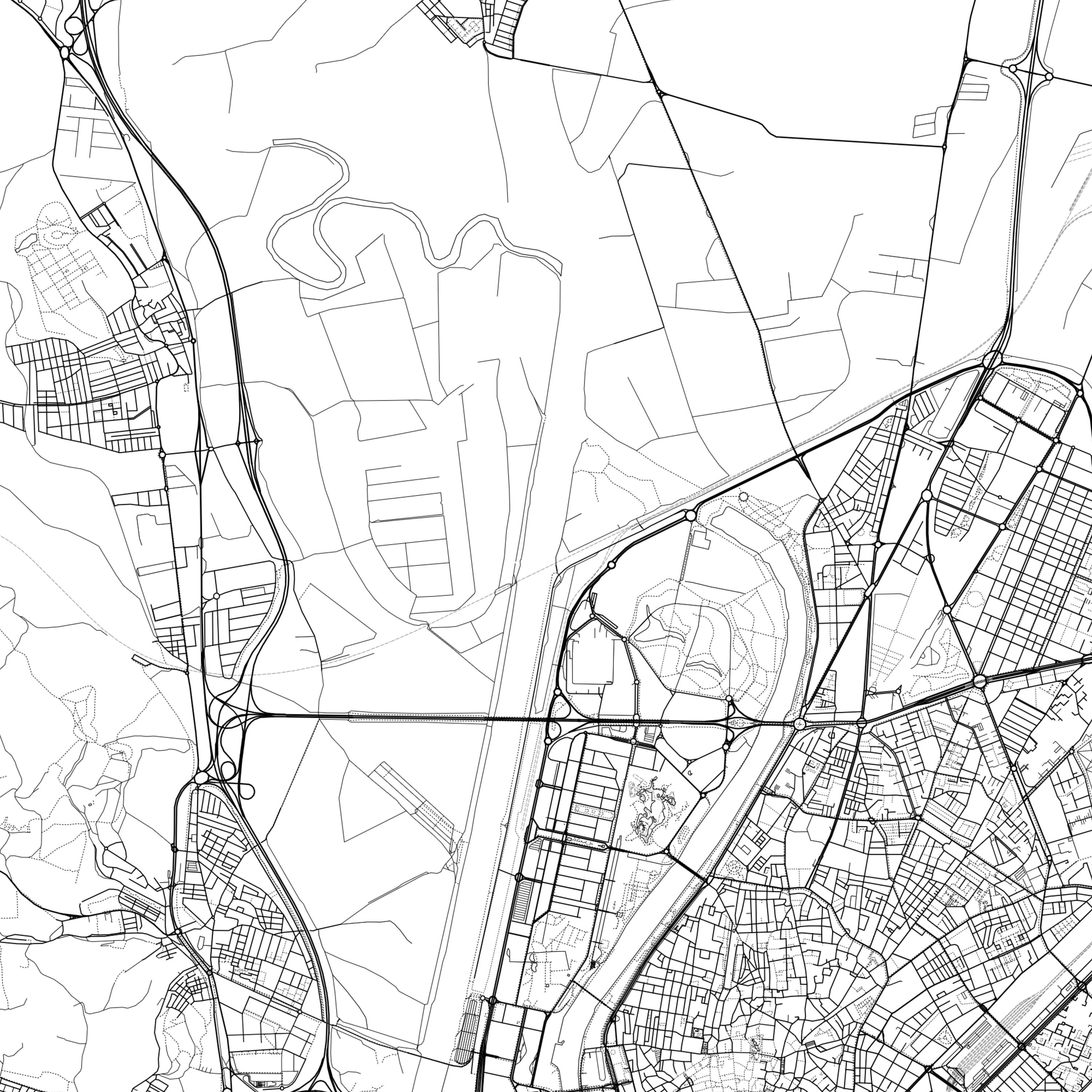 Seville Map Print, Seville Map Poster Wall Art, Seville City Map ...