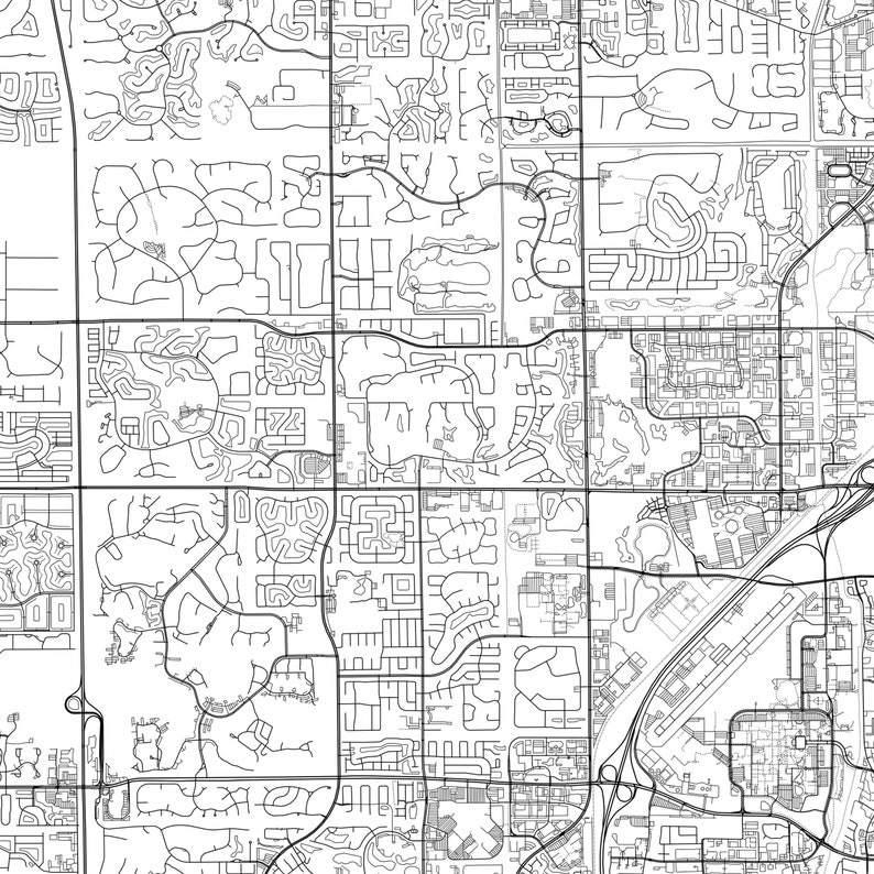 Boca Raton Map Print Boca Raton Map Poster Wall Art Fl City | Etsy