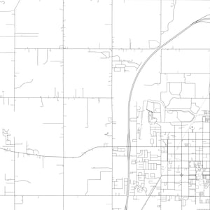 Rexburg Map Print, Rexburg Map Poster Wall Art, Id City Map, Idaho ...