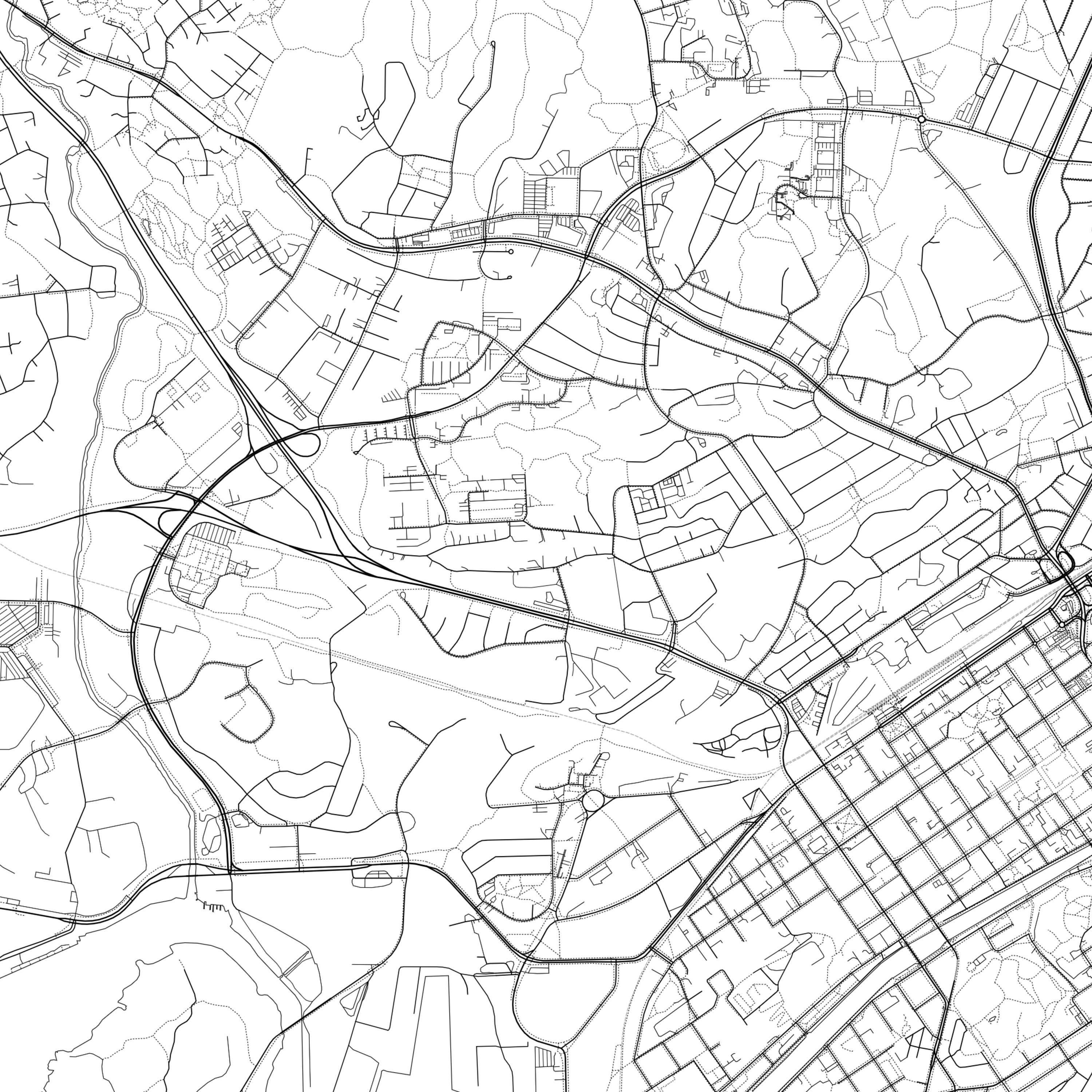 Turku Map Print Turku Map Poster Wall Art Turku City Map | Etsy