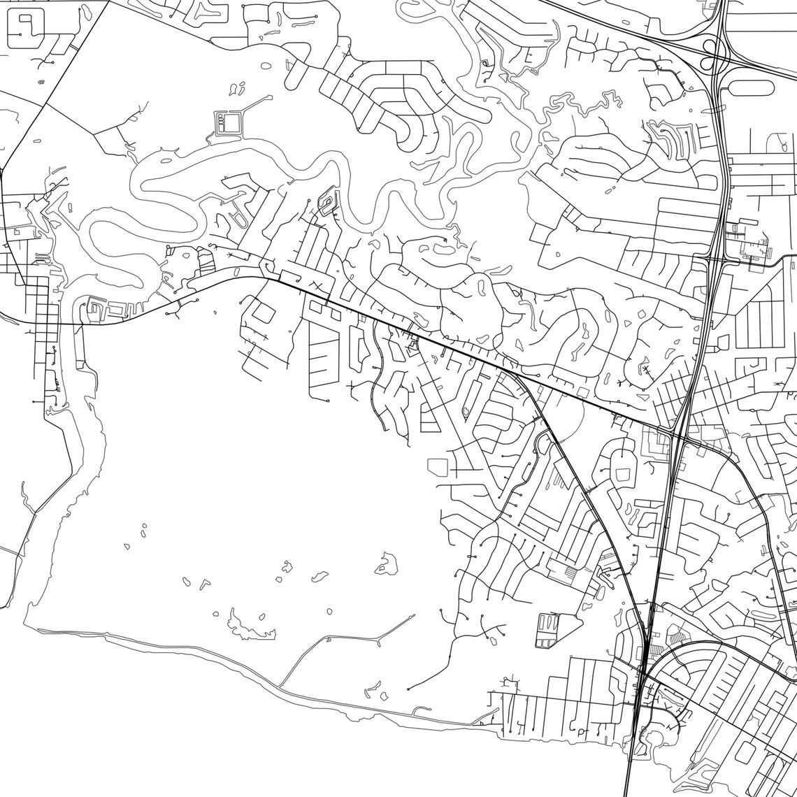 Mandeville Map Print Mandeville Map Poster Wall Art La City - Etsy