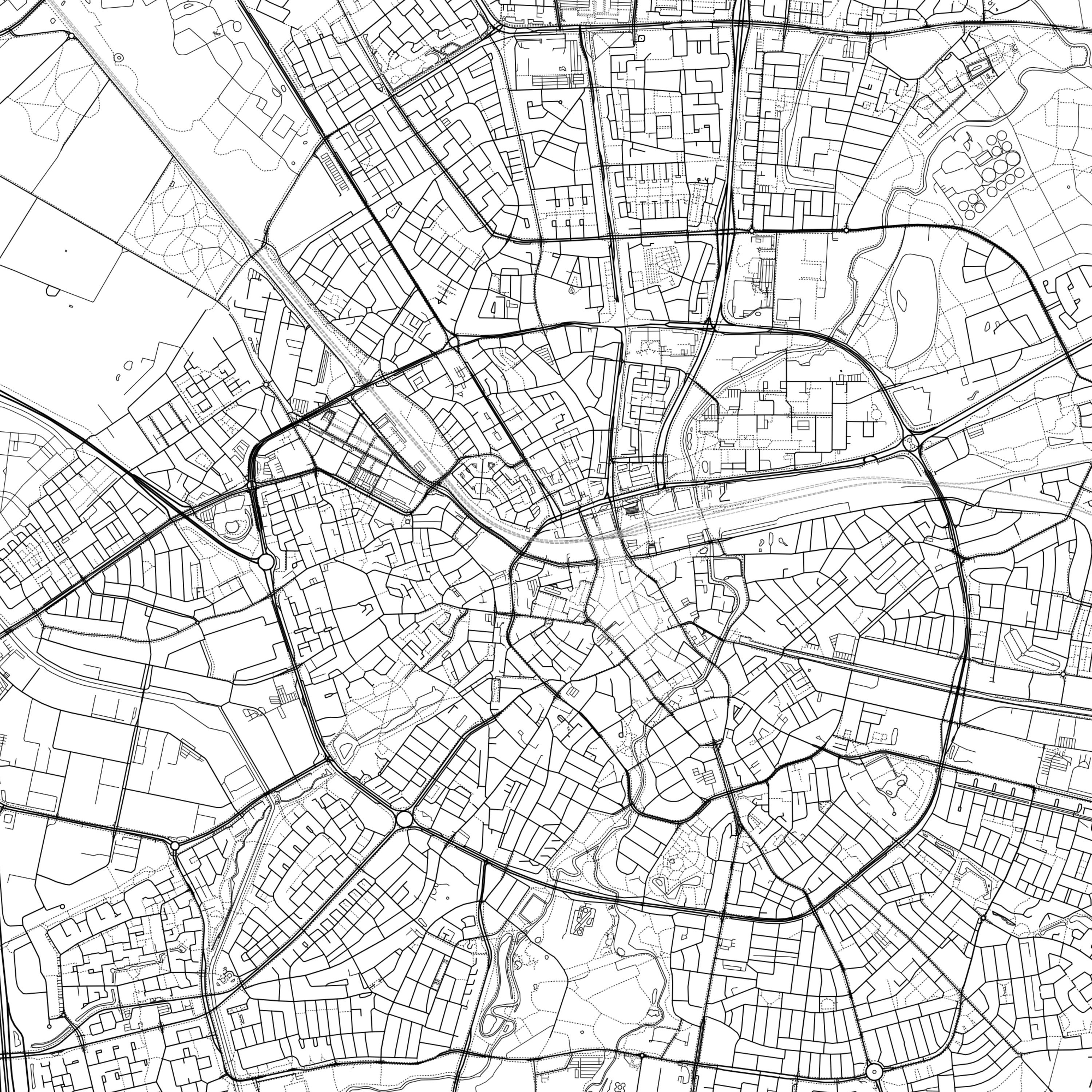 Eindhoven Map Print Eindhoven Map Poster Wall Art Eindhoven | Etsy