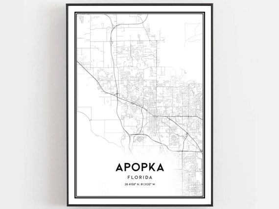Map Of Apopka Florida