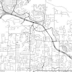 Southlake Map Print, Southlake Map Poster Wall Art, Tx City Map, Texas ...