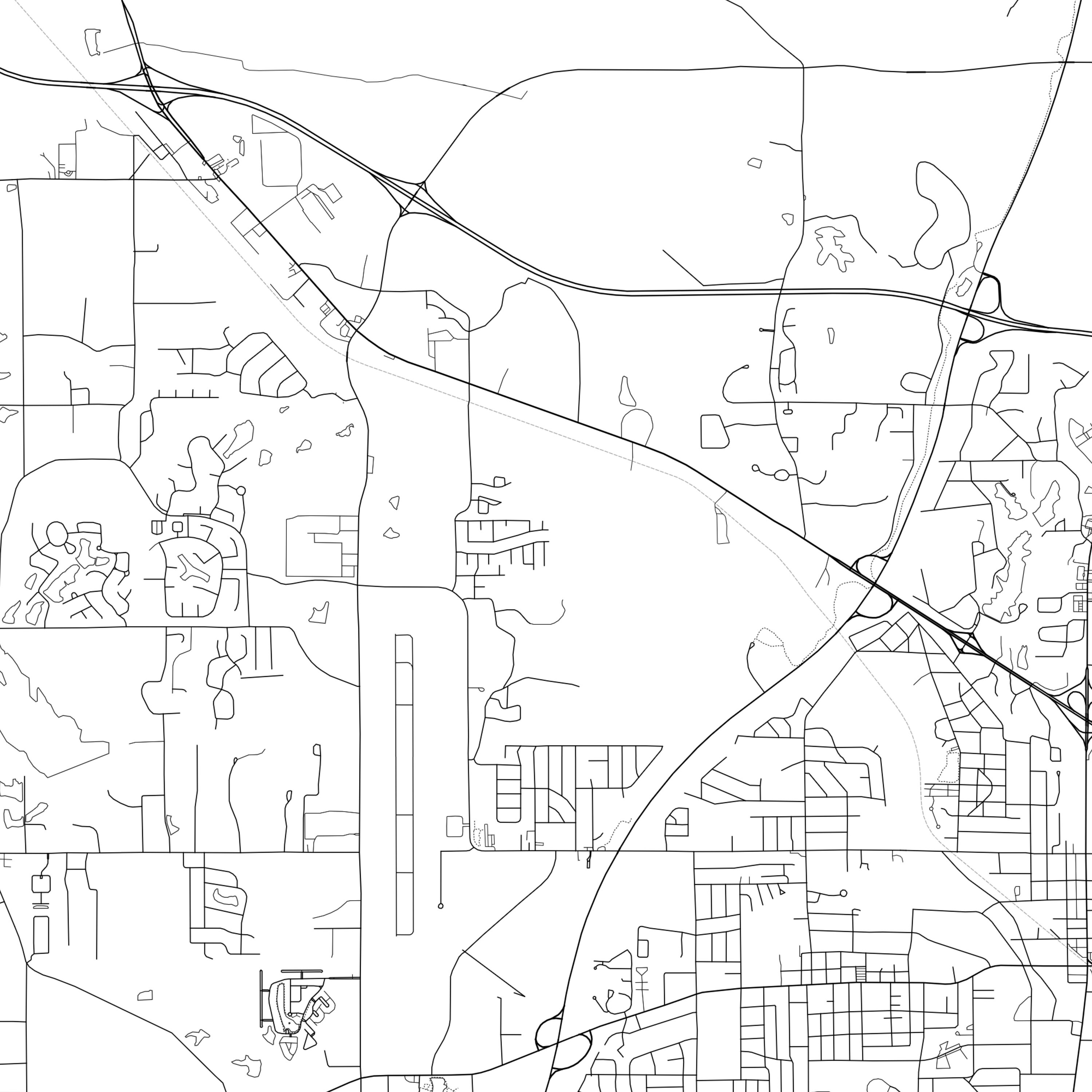 Tupelo Map Print Tupelo Map Poster Wall Art Ms City Map | Etsy