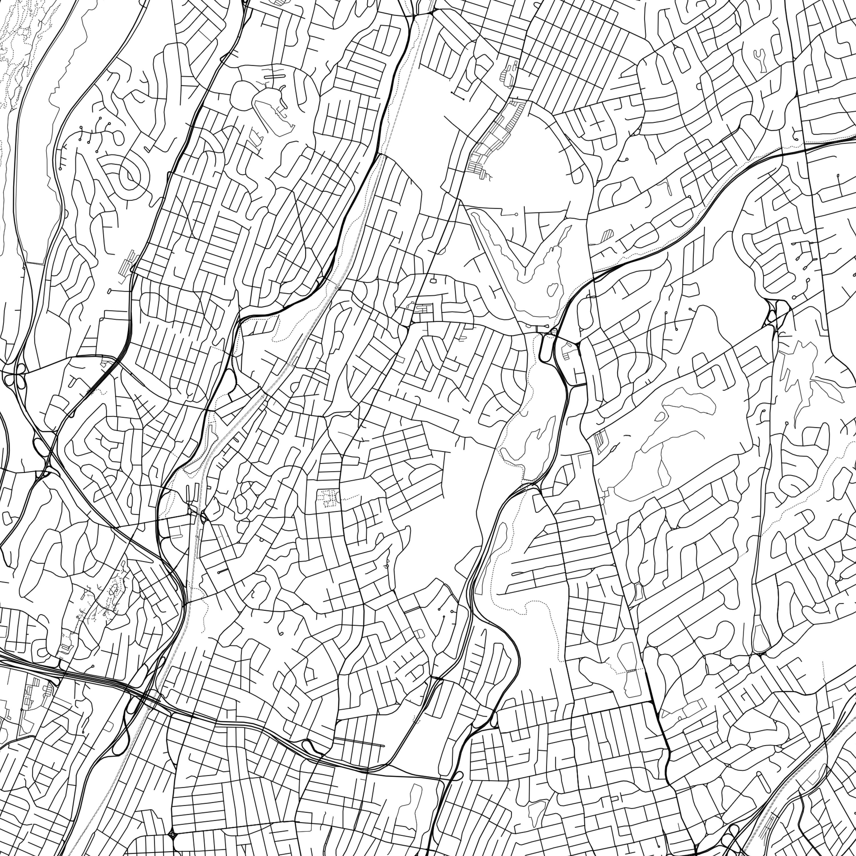 New Rochelle Map Print New Rochelle Map Poster Wall Art Ny - Etsy