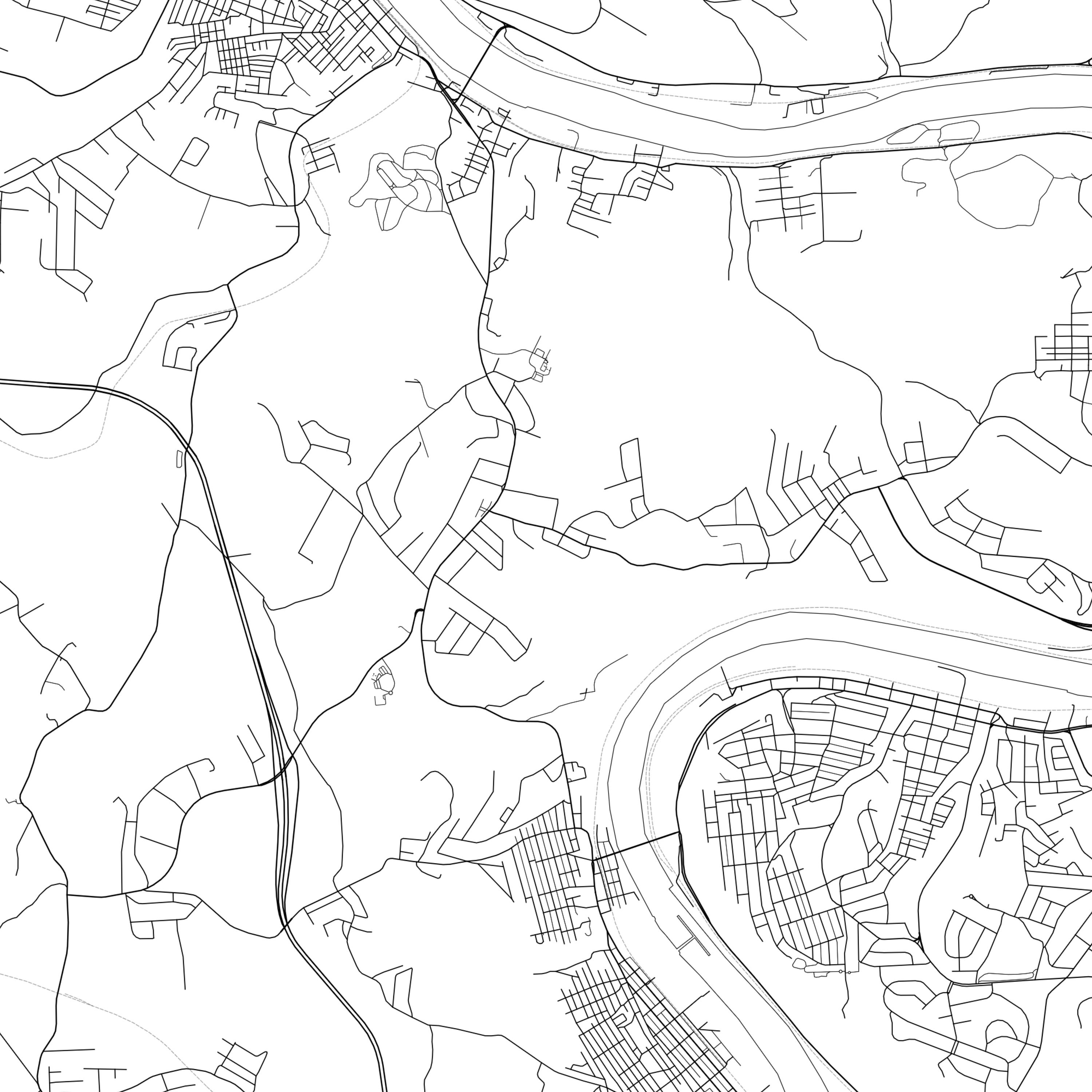 Monessen Map Print Monessen Map Poster Wall Art Pa City Map - Etsy UK