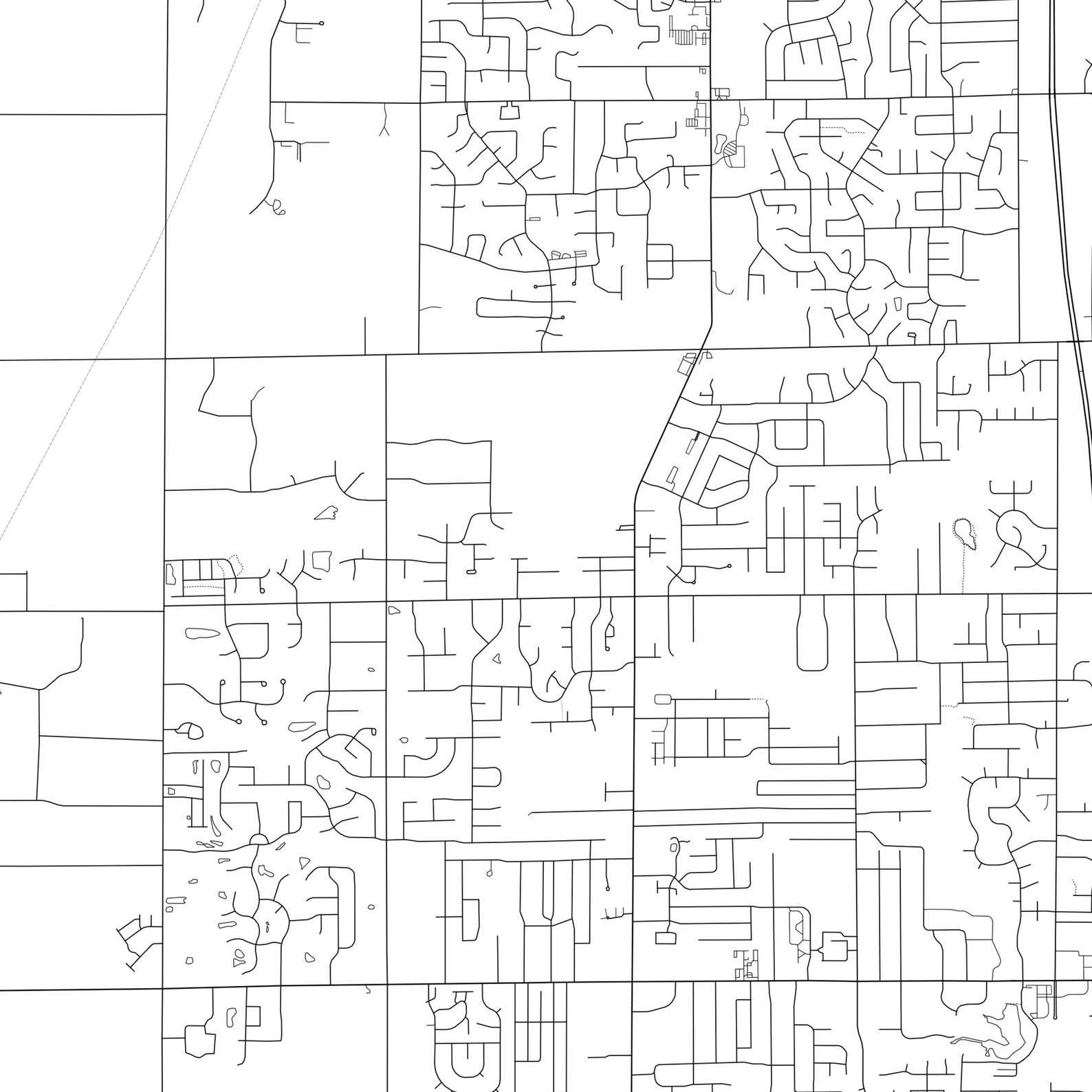 Brunswick Map Print, Brunswick Map Poster Wall Art, Oh City Map, Ohio ...