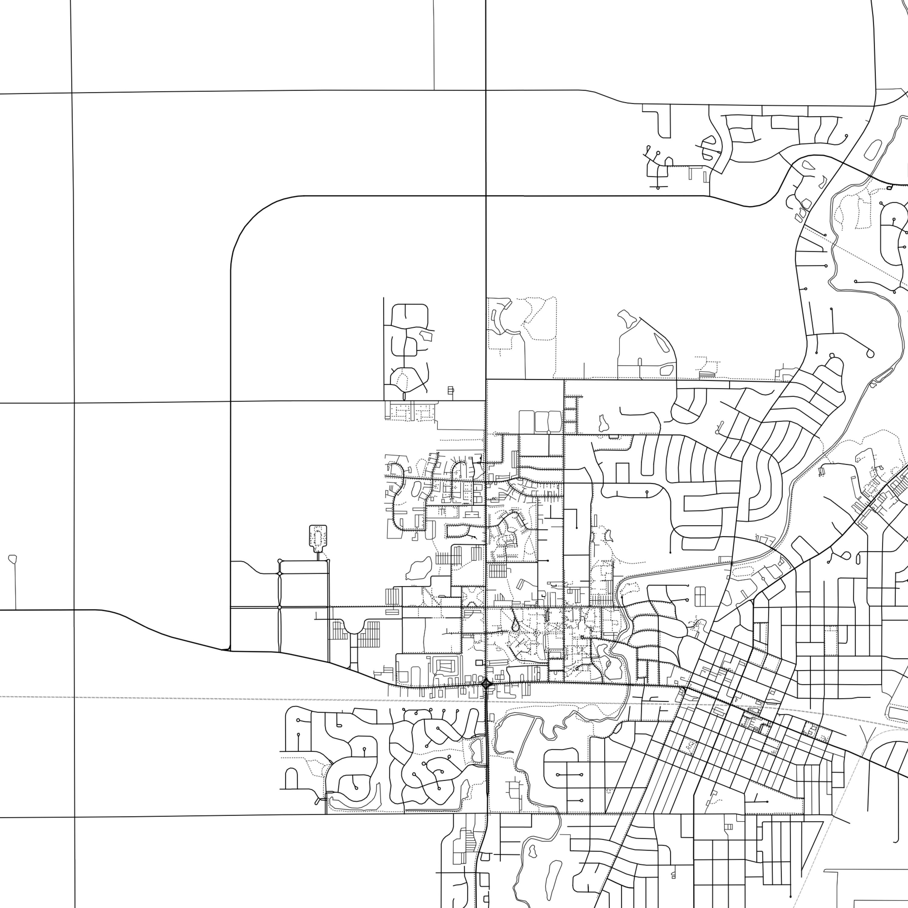Dekalb Map Print, Dekalb Map Poster Wall Art, Il City Map, Illinois ...