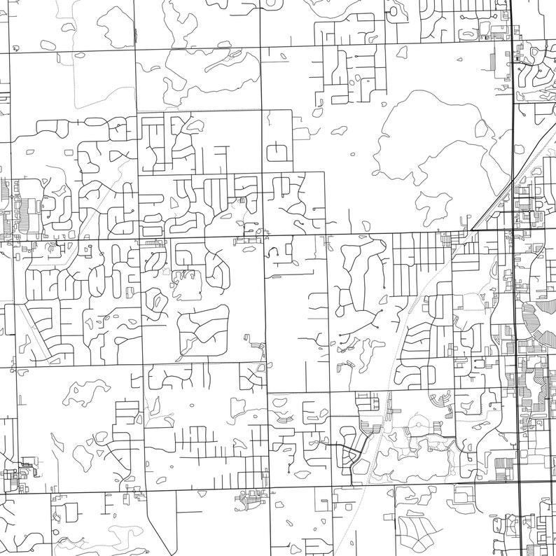 Orland Park Map Print Orland Park Map Poster Wall Art Il - Etsy Ireland