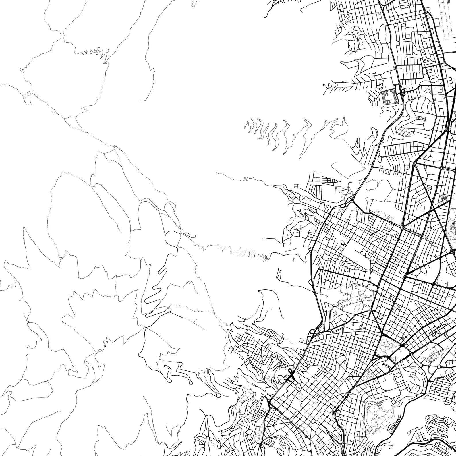 Quito Map Print Quito Map Poster Wall Art Quito City Map - Etsy México