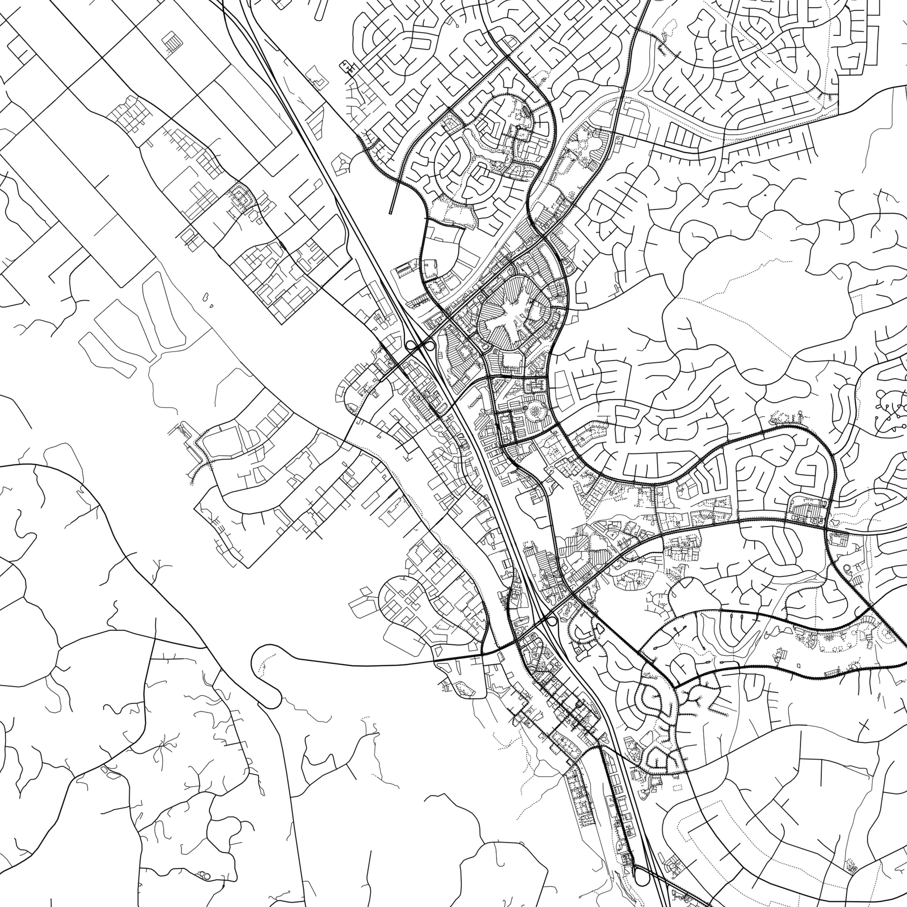 Temecula Map Print, Temecula Map Poster Wall Art, Ca City Map ...