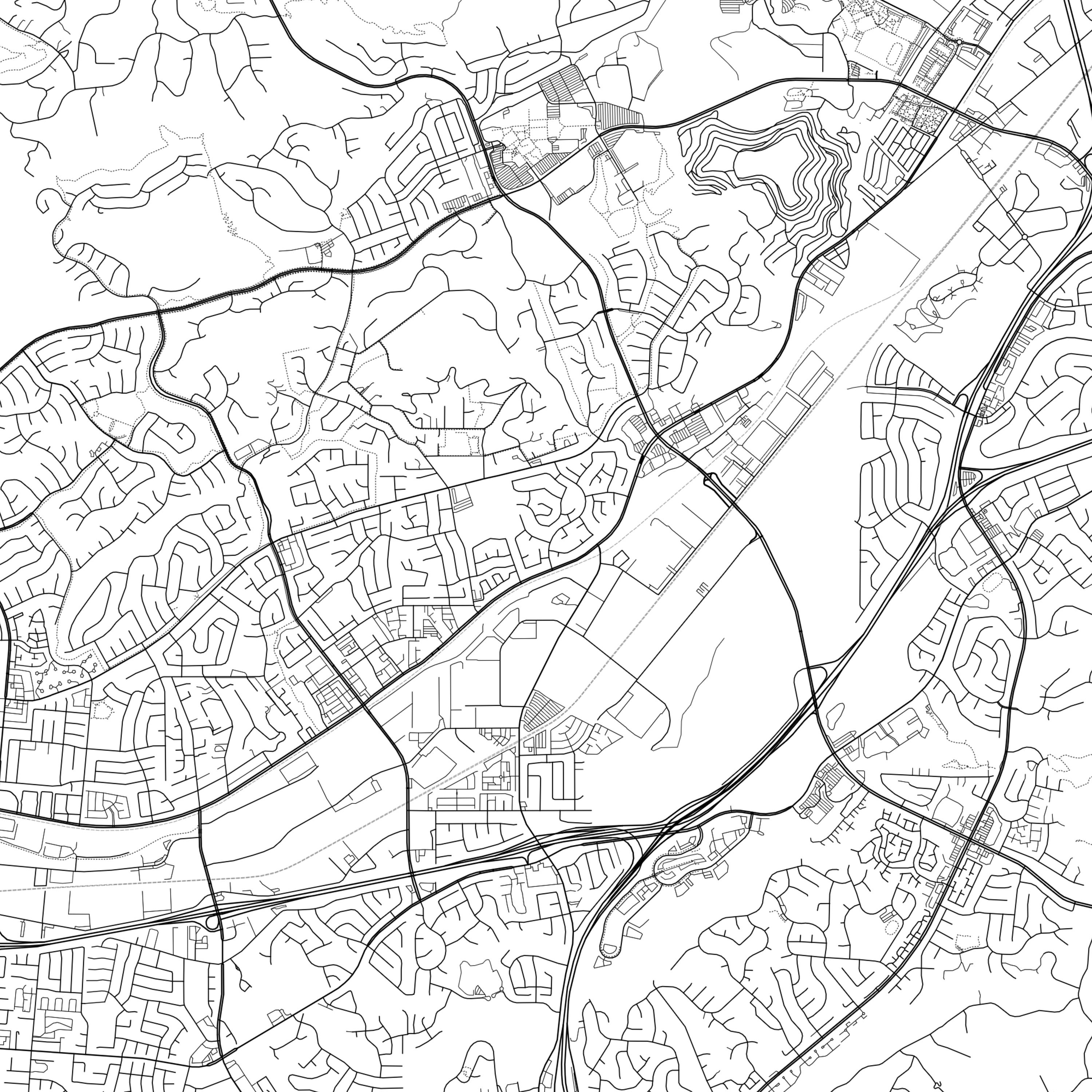 Diamond Bar Map Print Diamond Bar Map Poster Wall Art Ca | Etsy
