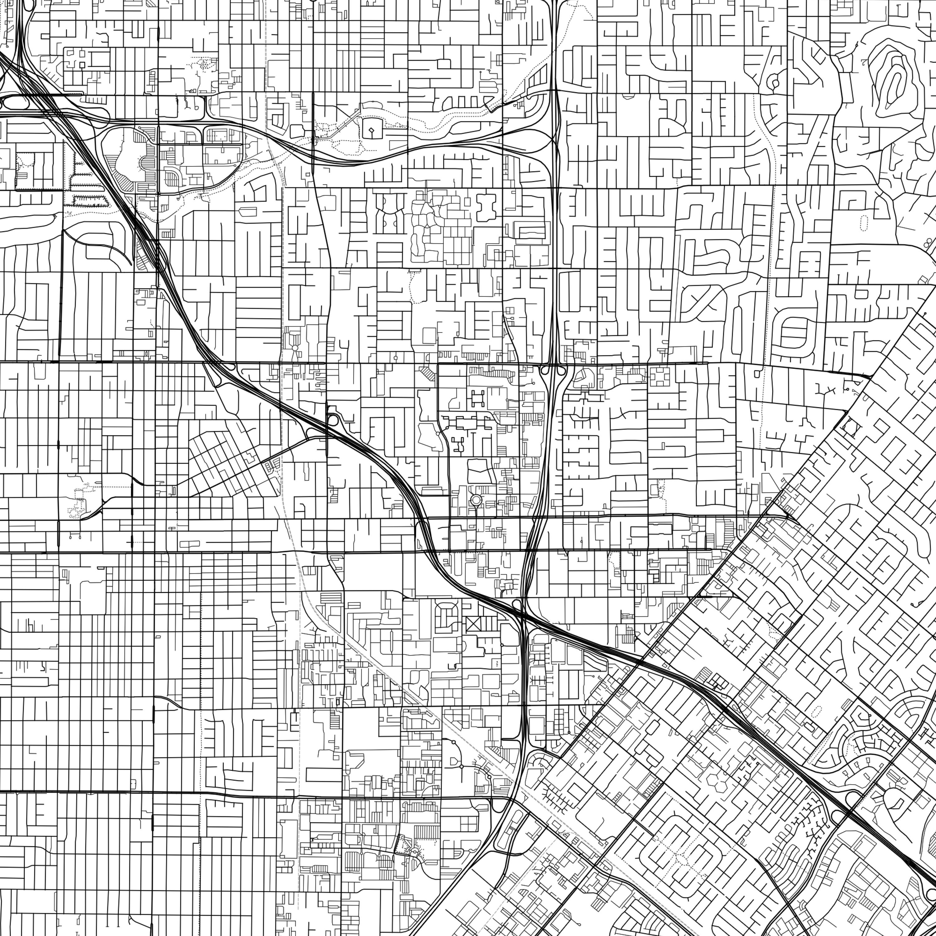 Tustin Map Print Tustin Map Poster Wall Art Ca City Map | Etsy