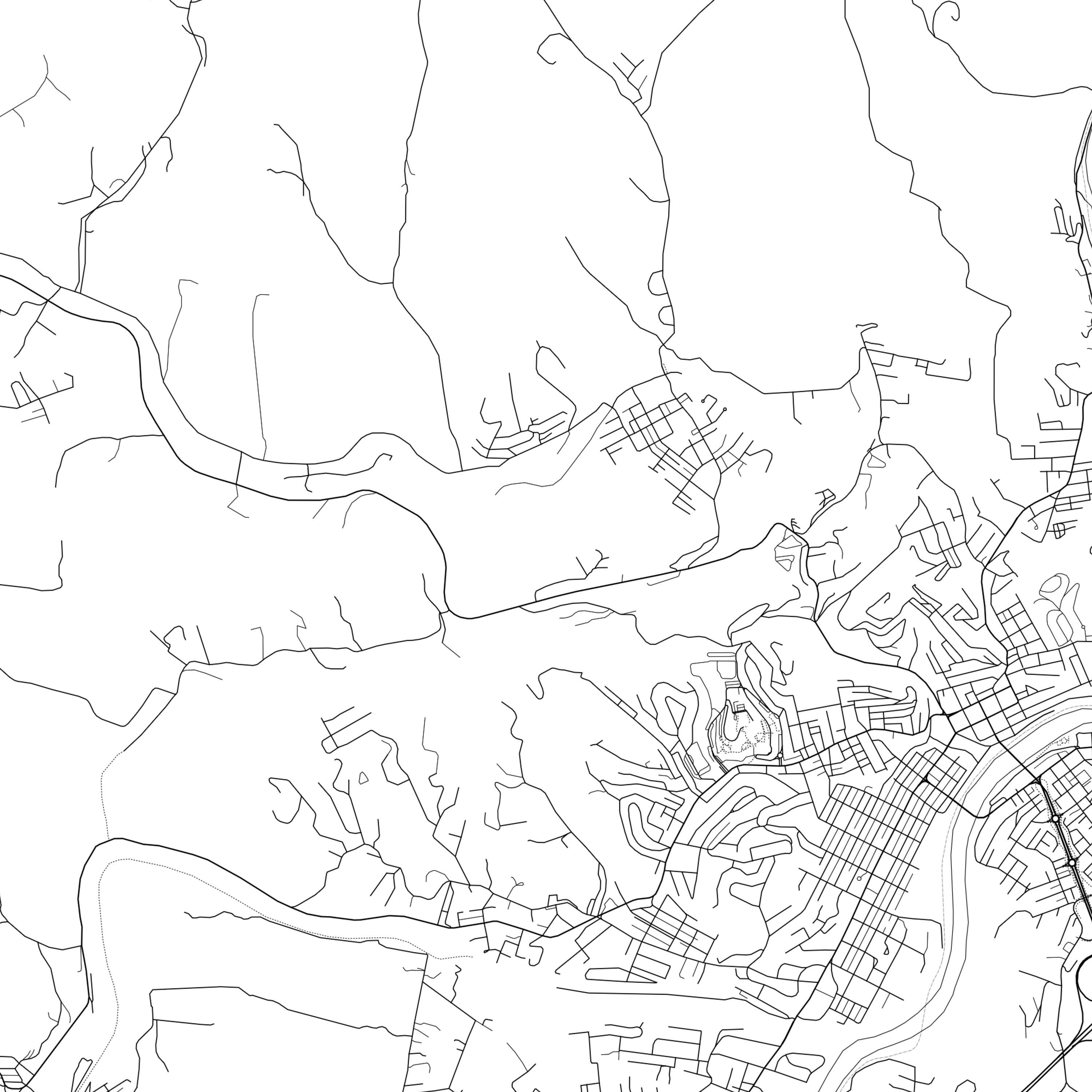Fairmont Map Print Fairmont Map Poster Wall Art Va City Map | Etsy