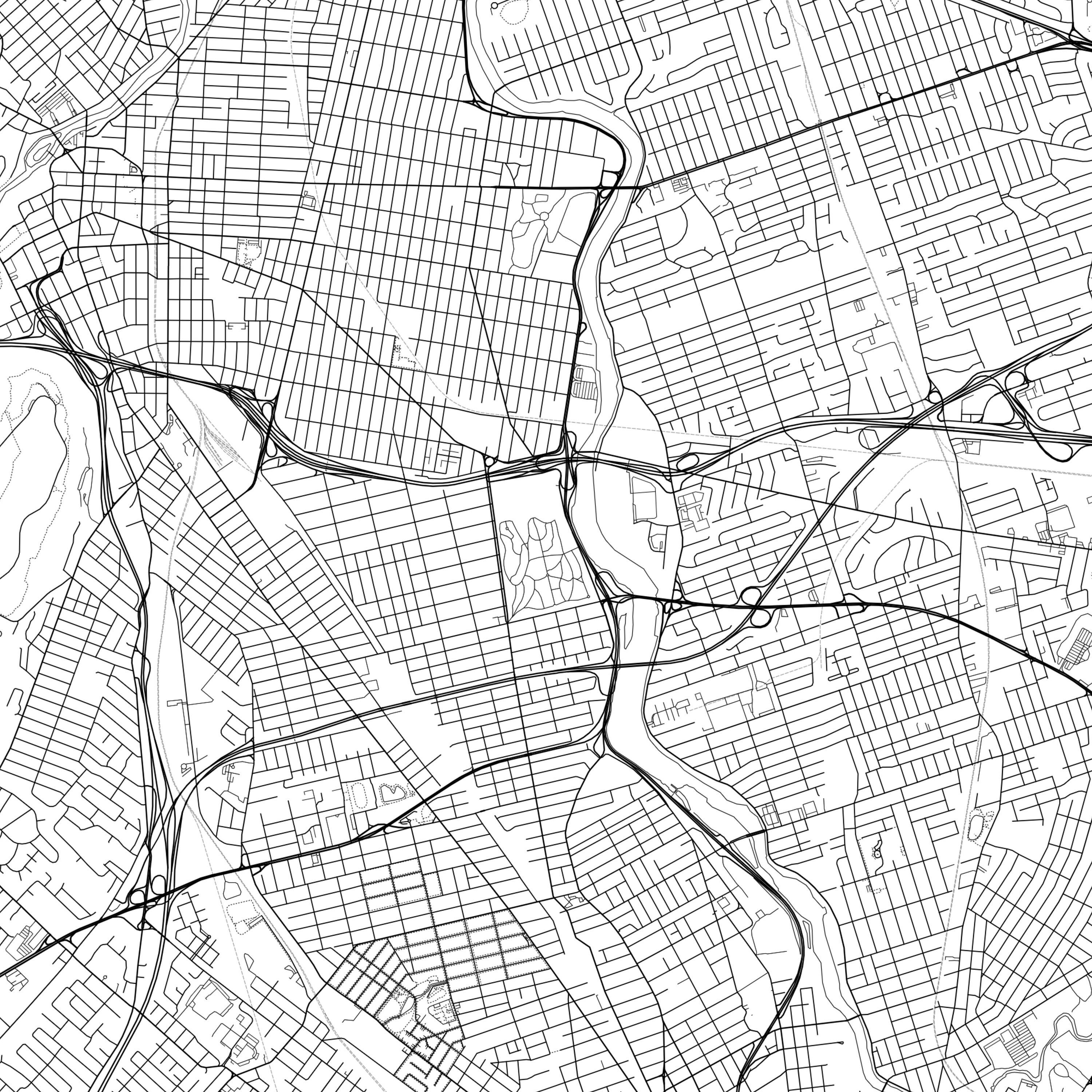 Garfield Map Print Garfield Map Poster Wall Art Nj City Map - Etsy