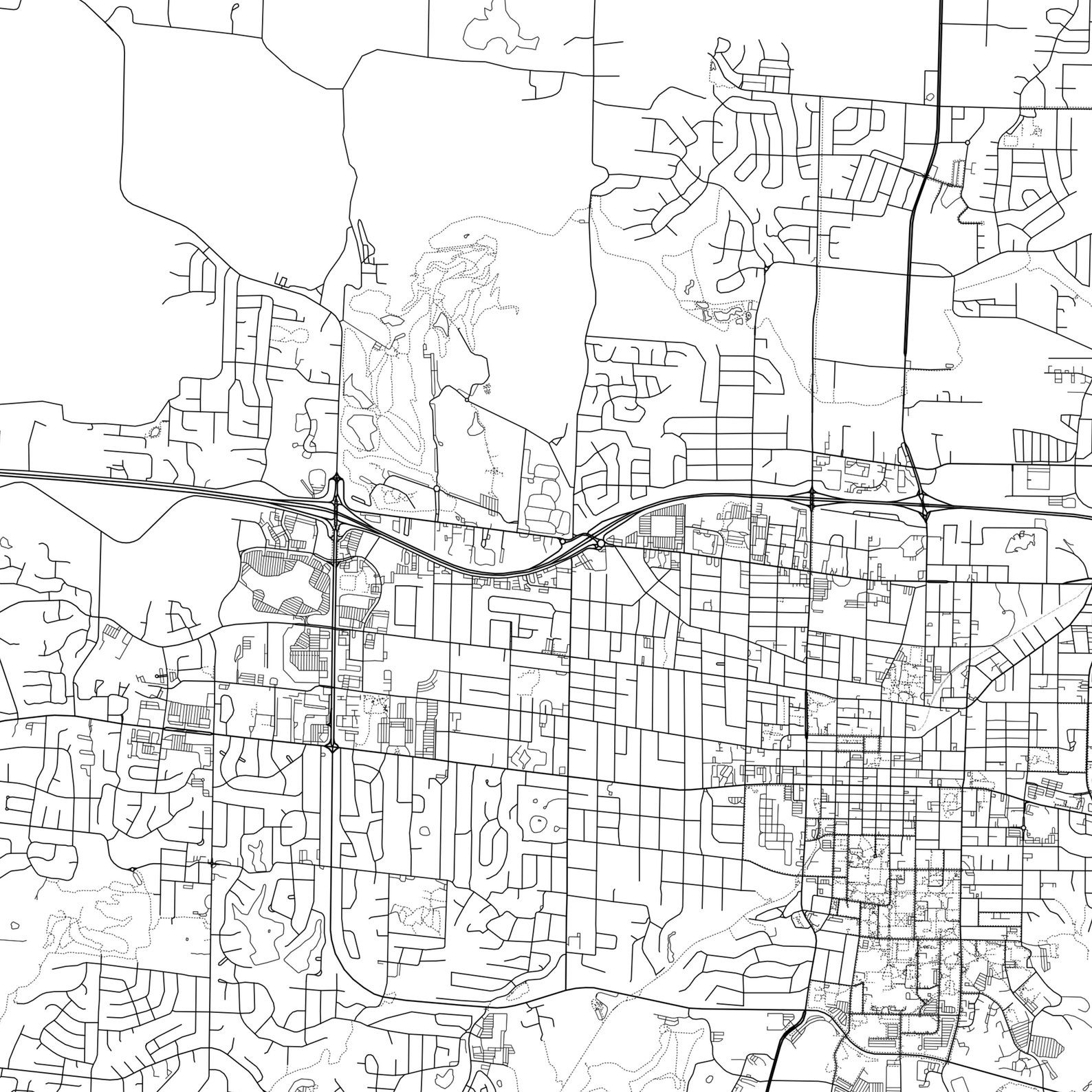 Columbia Map Print Columbia Map Poster Wall Art Mo City Map - Etsy