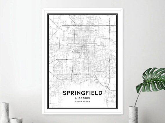 Printable Street Map Springfield Mo