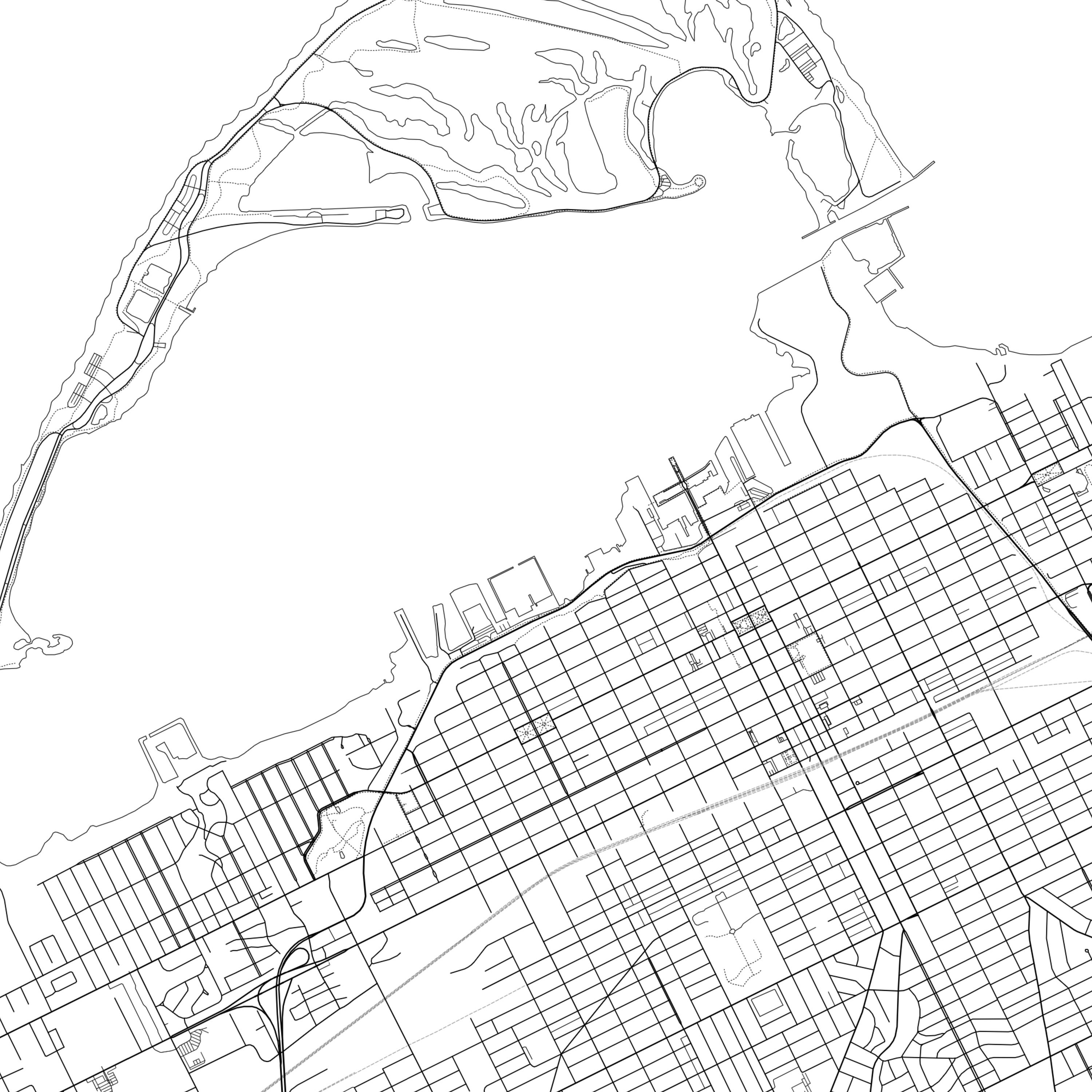 Erie Map Print Erie Map Poster Wall Art Pa City Map - Etsy