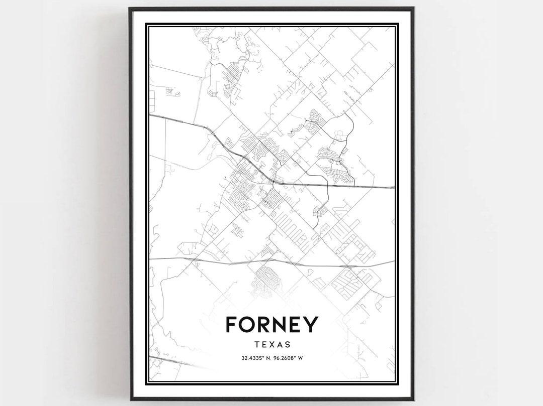 Forney Texas Map