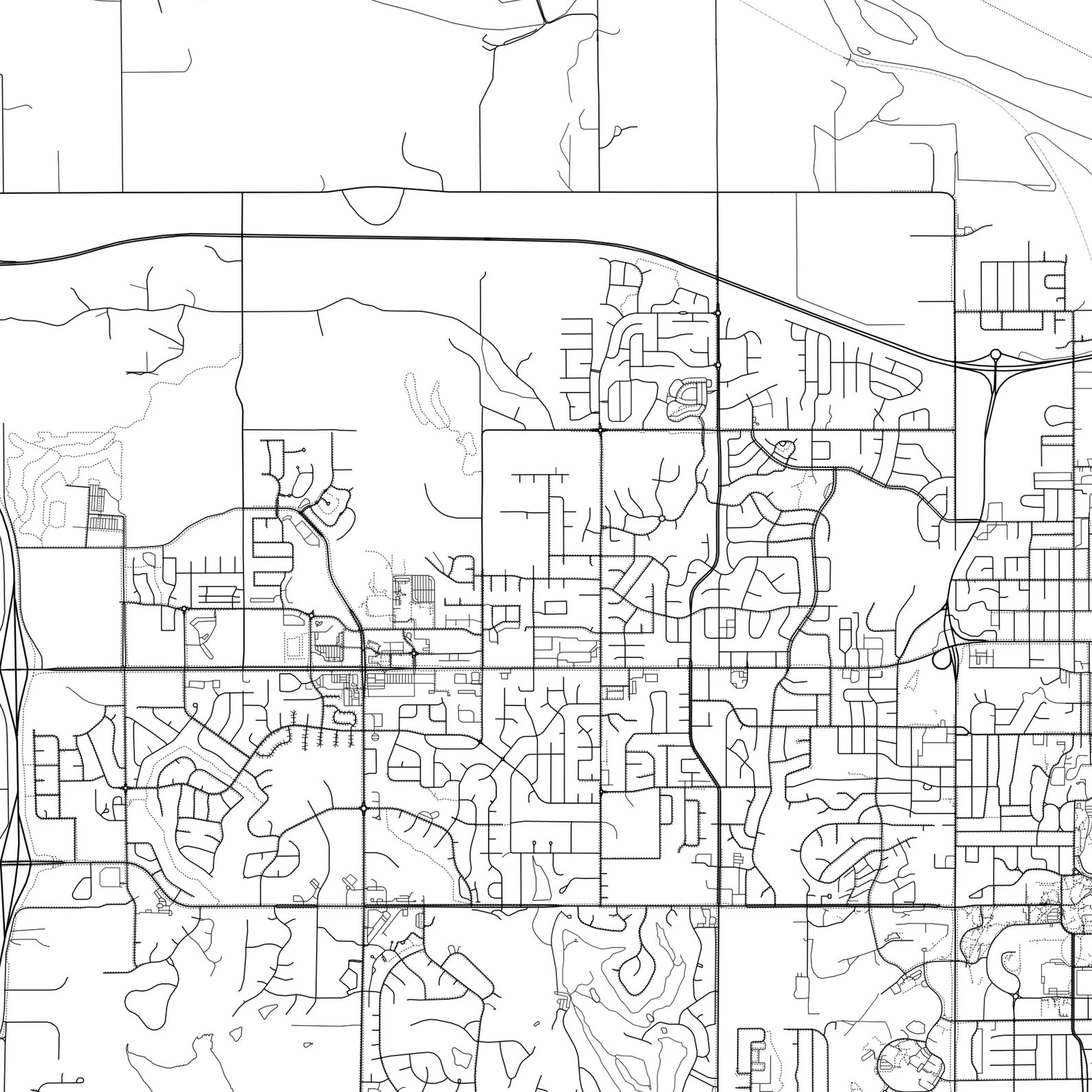 Lawrence Map Print, Lawrence Map Poster Wall Art, Ks City Map, Kansas ...