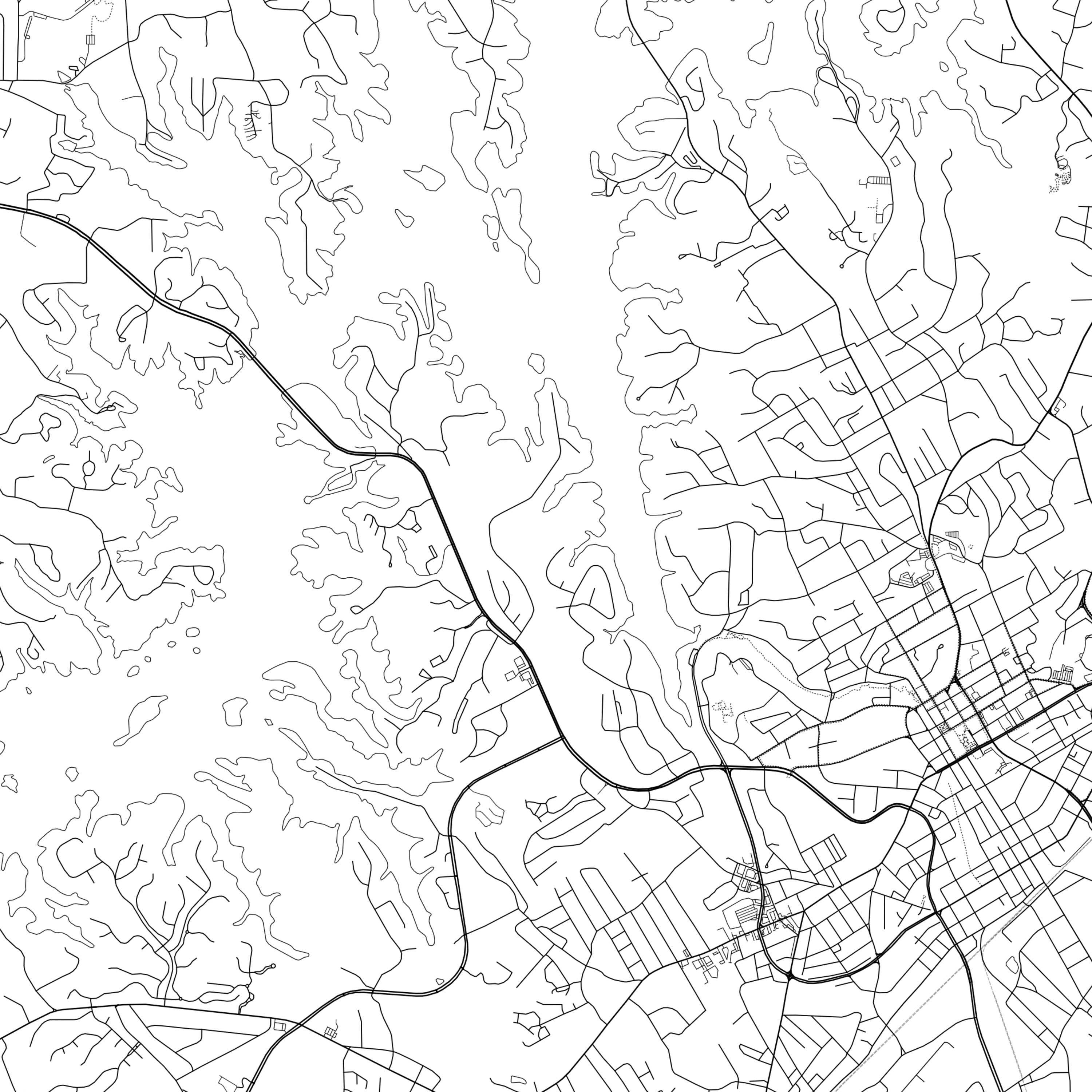 Gainesville Map Print Gainesville Map Poster Wall Art Ga - Etsy