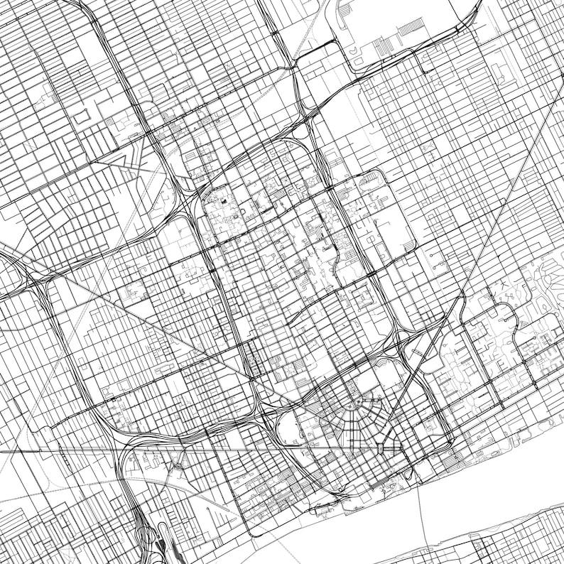 Windsor Map Print, Windsor Map Poster Wall Art, Windsor City Map ...
