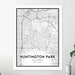 Huntington Park Map Print, Huntington Park Map Poster Wall Art, Ca City ...