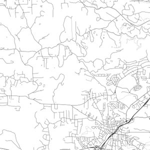 Grass Valley Map Print, Grass Valley Map Poster Wall Art, Ca City Map ...