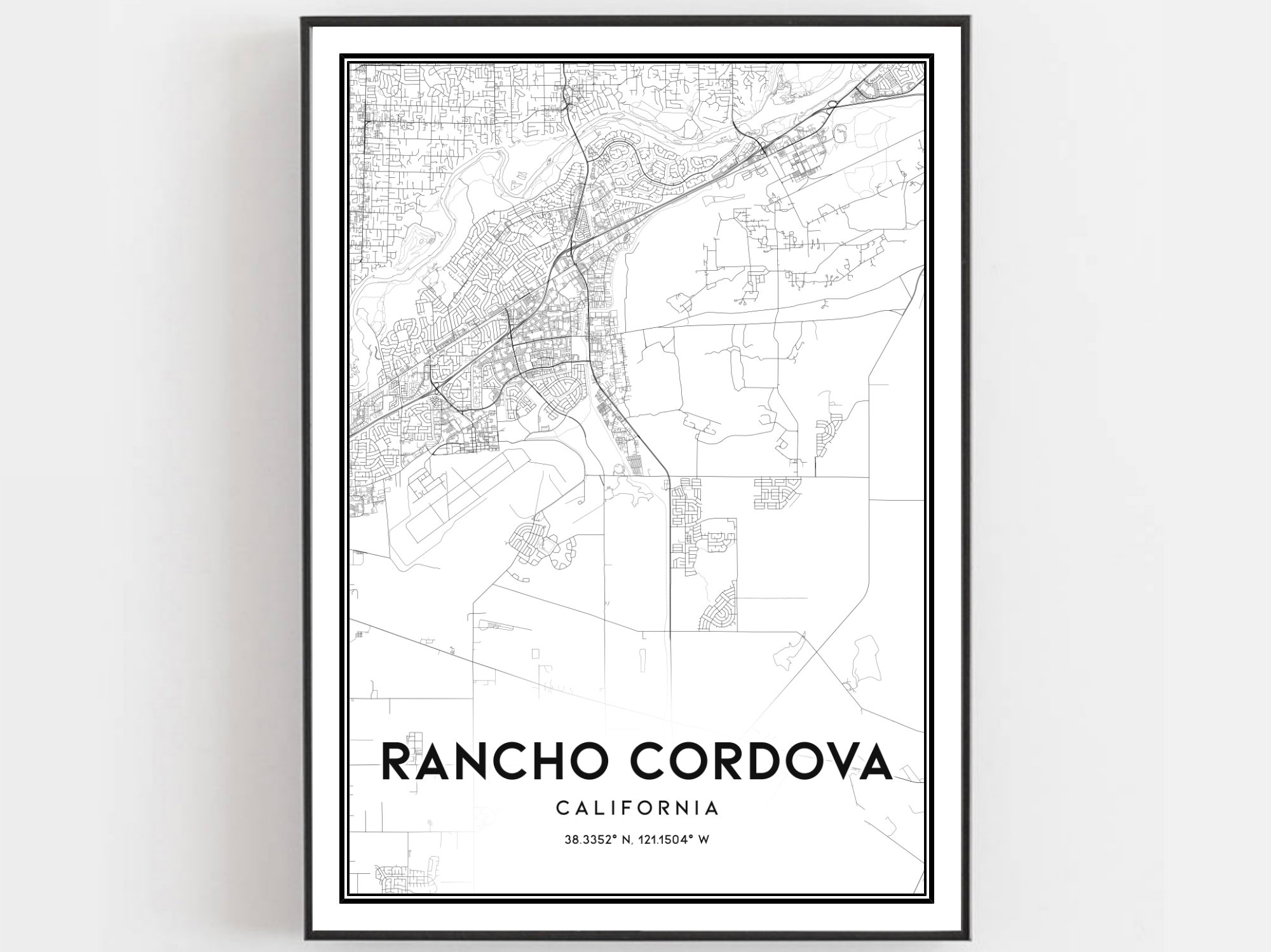 Rancho Cordova Neighborhood Map