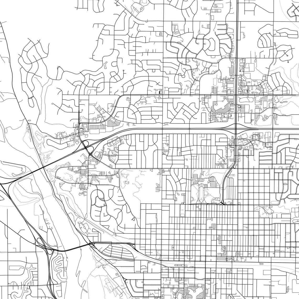 Bismarck Map Print, Bismarck Map Poster Wall Art, Nd City Map, North ...