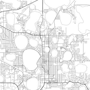 Winter Haven Map Print, Winter Haven Map Poster Wall Art, Fl City Map ...