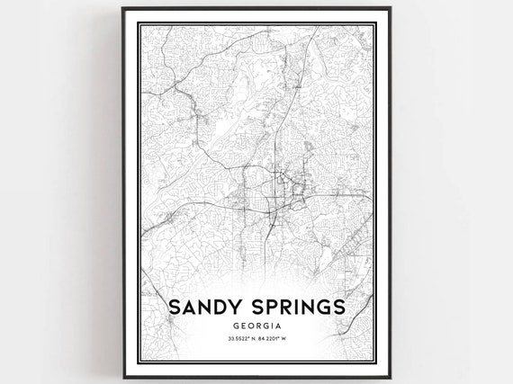 Sandy Springs Map