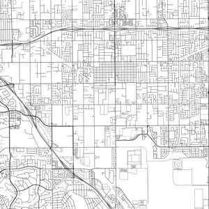 Chino Map Print, Chino Map Poster Wall Art, Ca City Map, California ...