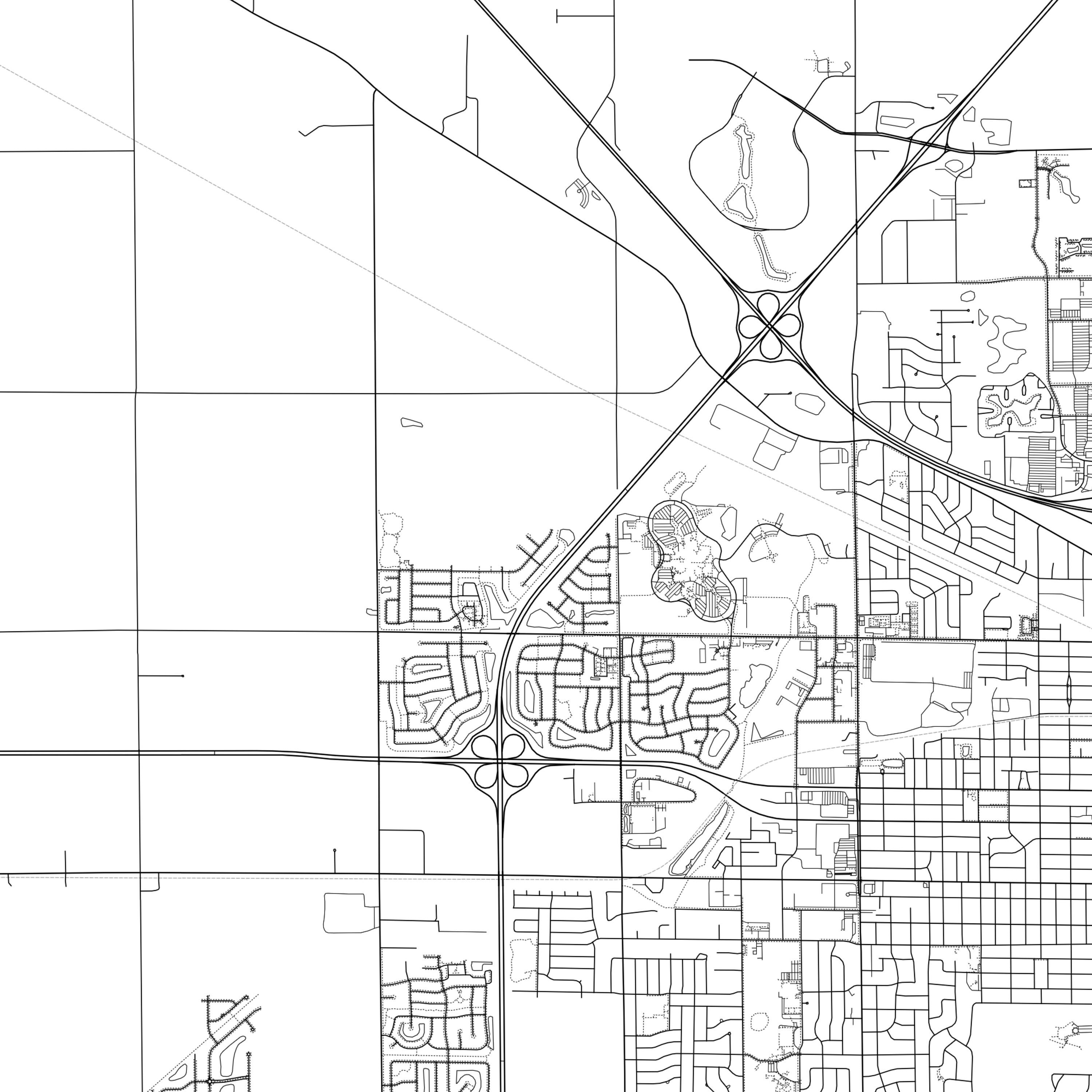 Champaign Map Print Champaign Map Poster Wall Art Il City - Etsy