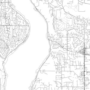 Sammamish Map Print, Sammamish Map Poster Wall Art, Wa City Map ...