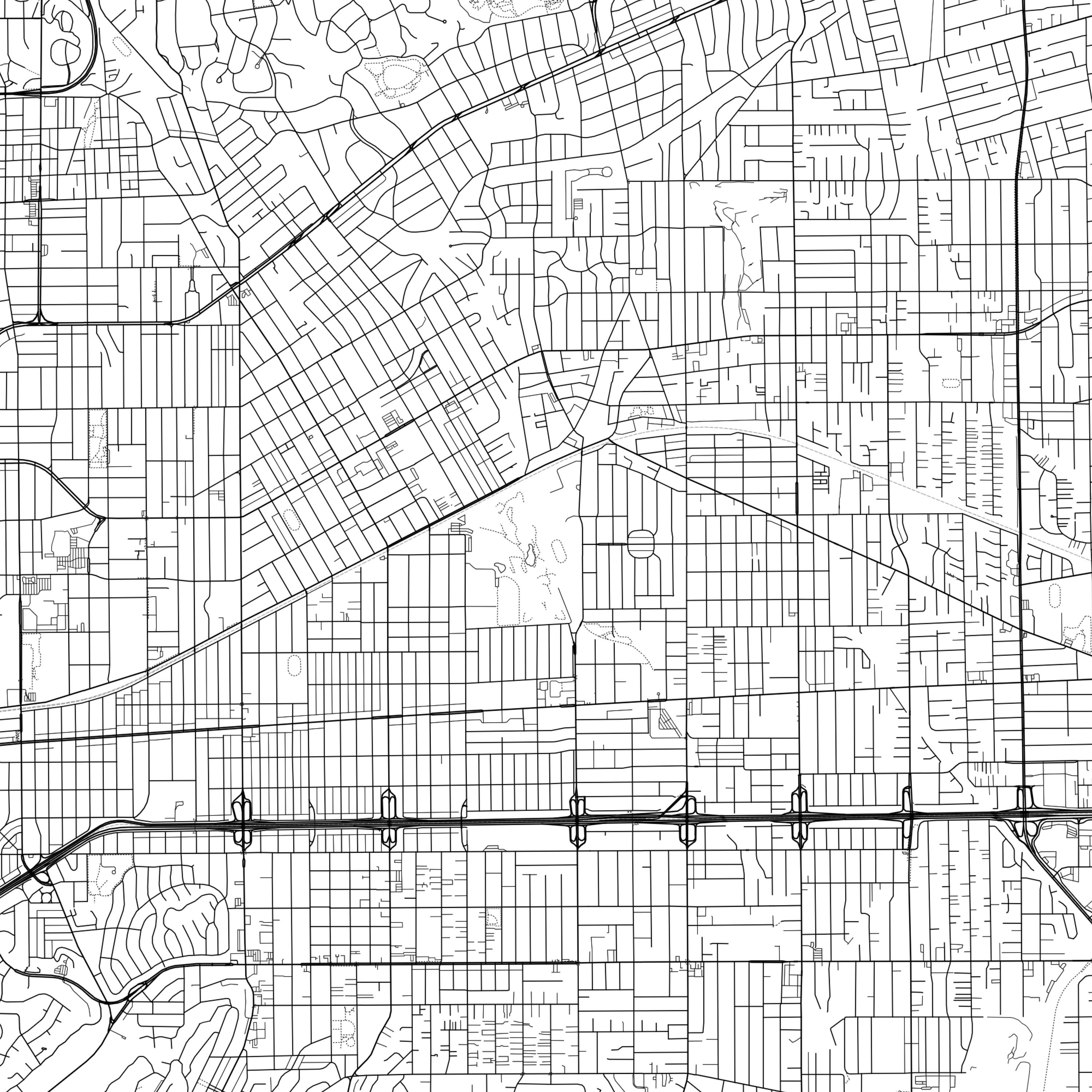Rosemead Map Print Rosemead Map Poster Wall Art Ca City Map | Etsy