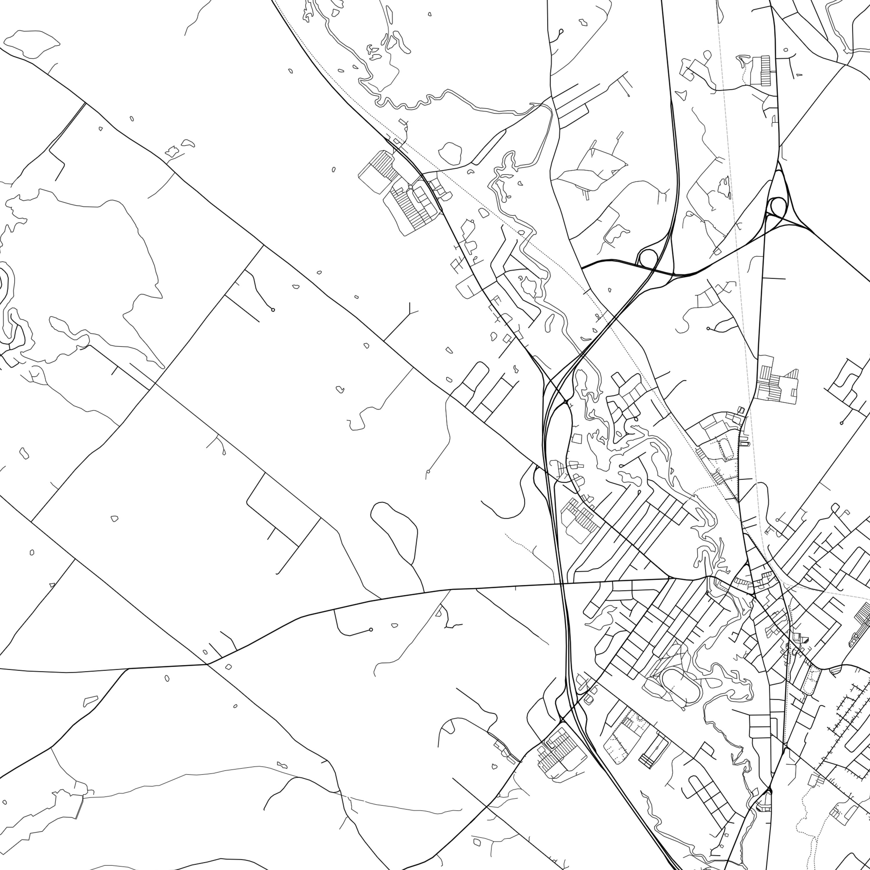 Rochester Map Print Rochester Map Poster Wall Art Nh City | Etsy