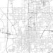 Bloomington Map Print, Bloomington Map Poster Wall Art, Il City Map ...