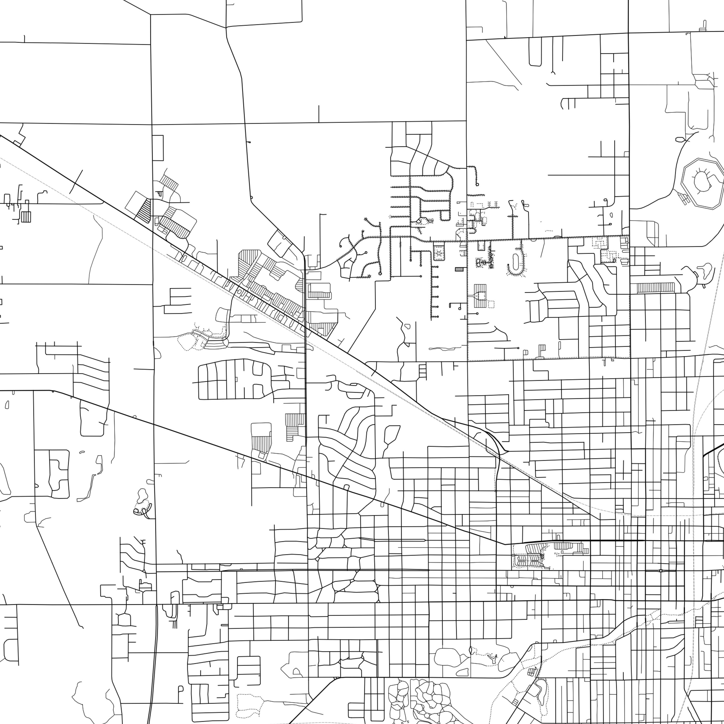 Lima Map Print Lima Map Poster Wall Art Oh City Map Ohio | Etsy