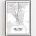 Traverse City Map Print, Traverse City Map Poster Wall Art, Mi City Map ...